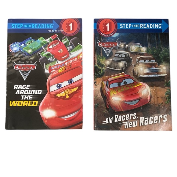 Disney | Toys | Disney Cars Step Into Reading Books Race Around The ...